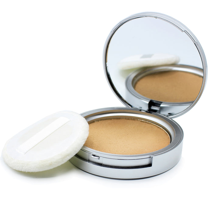 Natural Organic Pressed Bronzer Samples. Safe on Oily Acne Prone Skin
